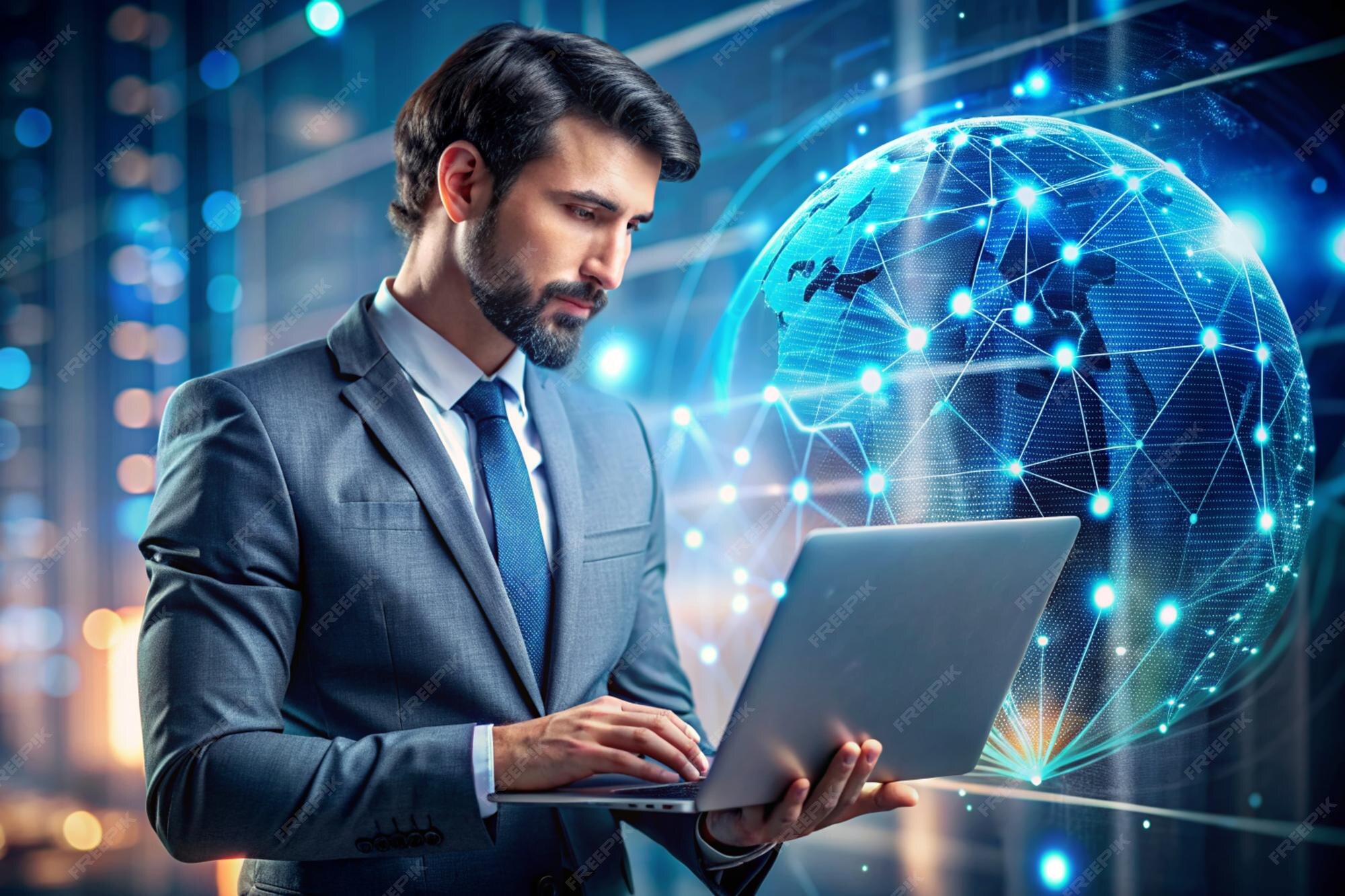 Data science Business and AI Programmer Algorithm Artificial Intelligence and Digital Technology ...