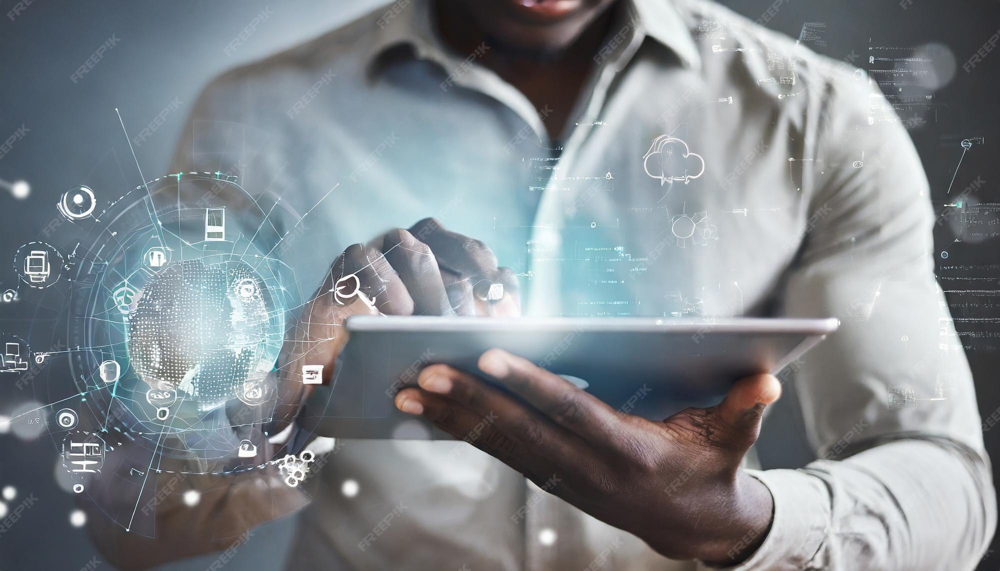 Premium AI Image | Data Science Digital technology concept Computer programmer using digital ...