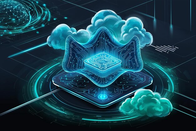 Data science Innovation technology digital software development concept ...