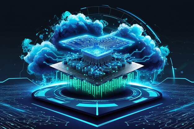 Data science Innovation technology digital software development concept ...