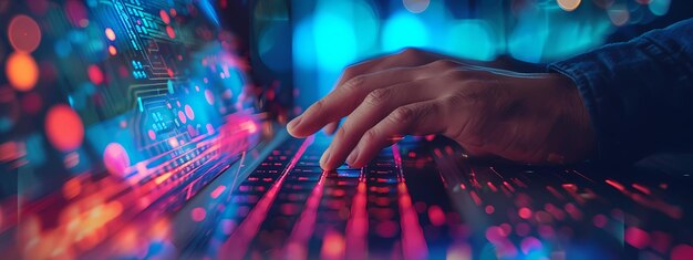 Premium Photo | Data science Scientist computing analysing and visualizing complex data set on ...