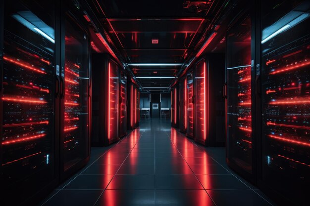 Premium Photo Database Technology Hardware Server Center Networking Computing Service