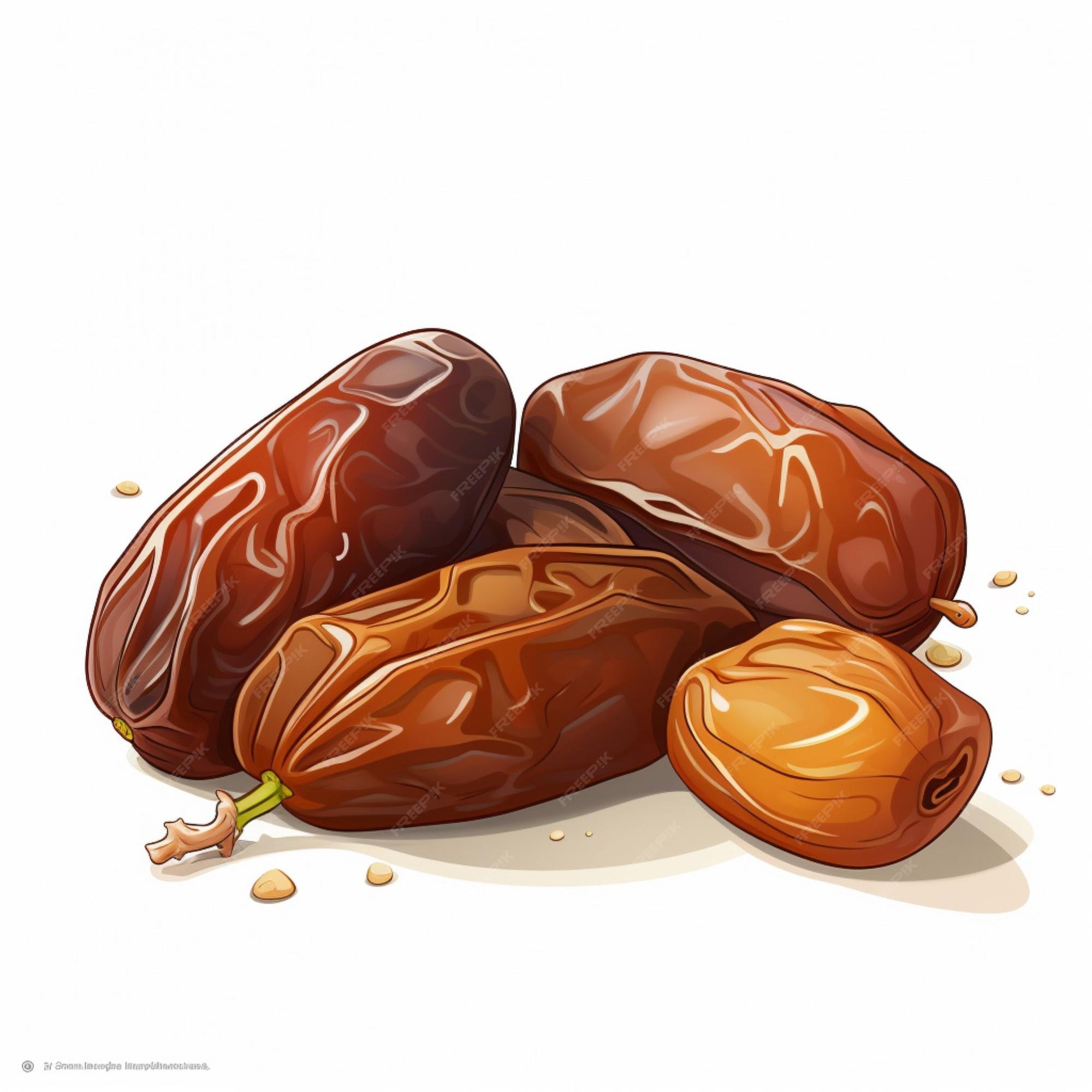 Premium Photo | Dates 2d vector illustration cartoon in white background h Premium Photo | Dates 2d vector illustration cartoon in white background h