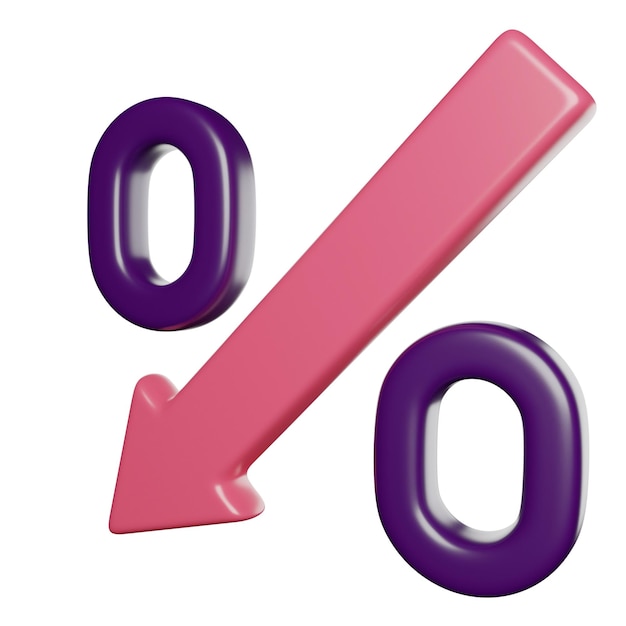 Premium Photo | Decrease analytics graph