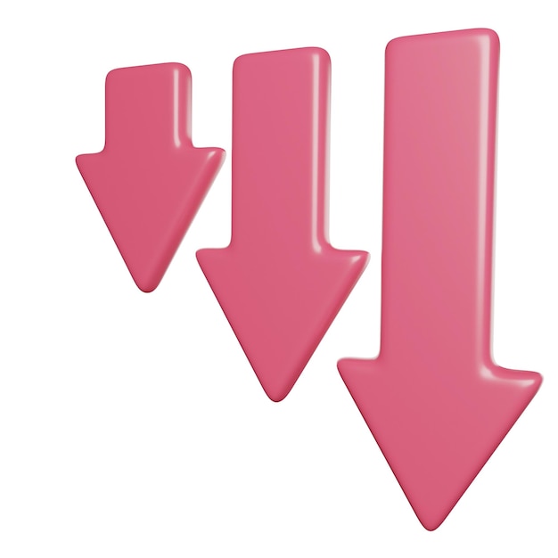 Premium Photo | Decrease analytics graph