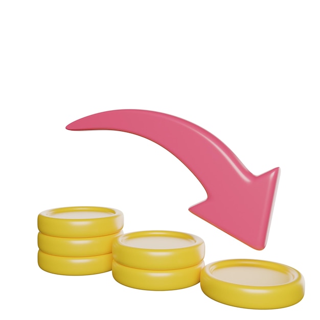 Premium Photo | Decrease Analytics Graph