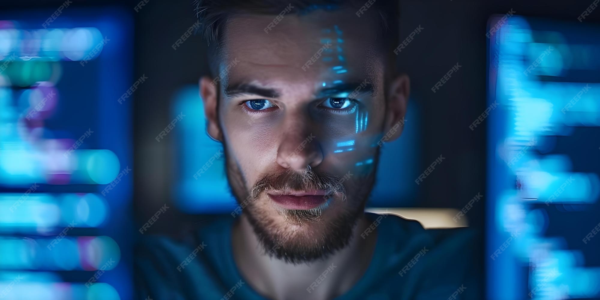 Dedicated Programmer Building Software with Diligence and Focus on System Development Concept ...