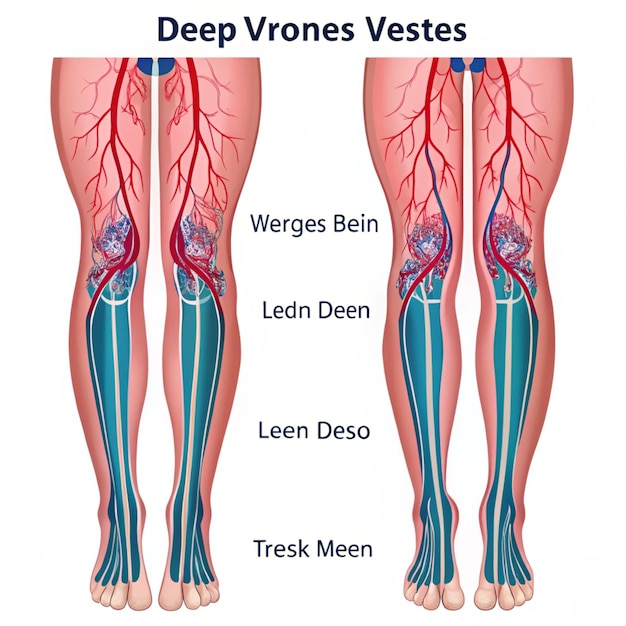 Deep Vein Thrombosis Image Of Healthy And Diseased Legs A Longitudinal