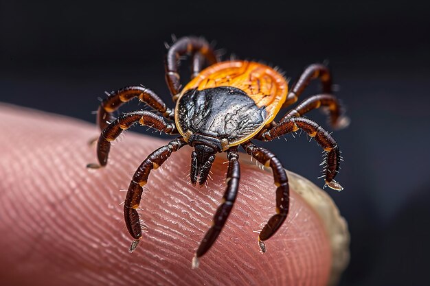 Premium Photo Deer Tick Lyme Female Insect Causing Borreliosis Generative Ai