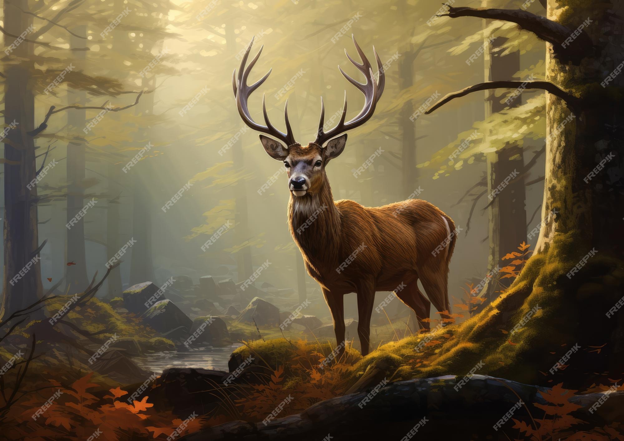 Premium AI Image | Deer Premium AI Image | Deer
