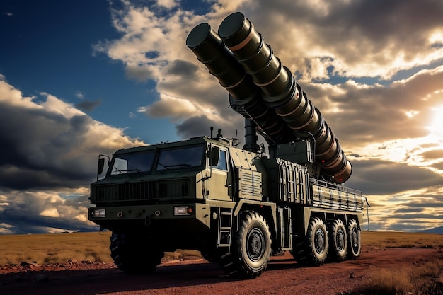 Premium AI Image | Defense System Utilizing Russian Rockets Generative AI Premium AI Image | Defense System Utilizing Russian Rockets Generative AI