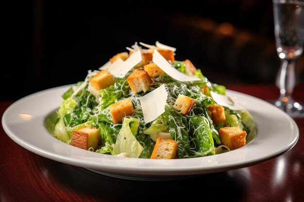 Premium Photo | Delicious Caesar Salad Bliss Premium Photo | Delicious Caesar Salad Bliss