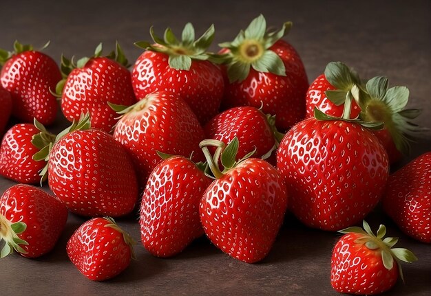 Premium AI Image | Delicious fresh strawberries Premium AI Image | Delicious fresh strawberries