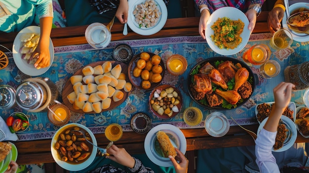 A Delicious Middle Eastern Feast | Premium AI-generated image A Delicious Middle Eastern Feast | Premium AI-generated image