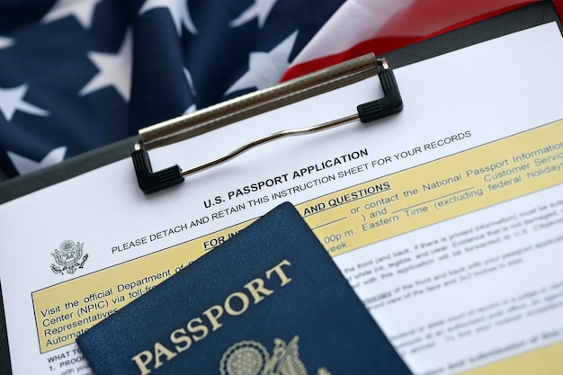 Premium Photo Department Of State Form Ds Application For A U S