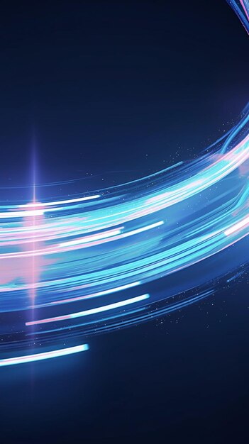 Premium Photo | Depicts flowing curves with luminous neon lines Dynamic ... Premium Photo | Depicts flowing curves with luminous neon lines Dynamic ...