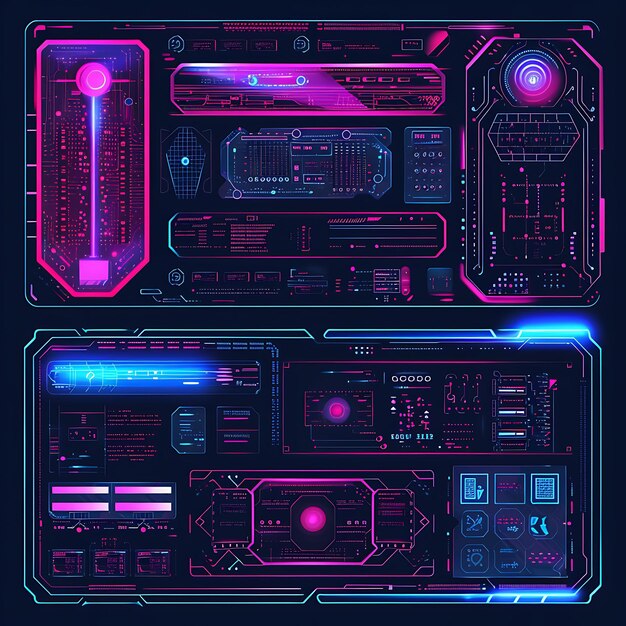 Premium Photo | Design of Cyberpunk Hacking Console Panel Design With ... Premium Photo | Design of Cyberpunk Hacking Console Panel Design With ...