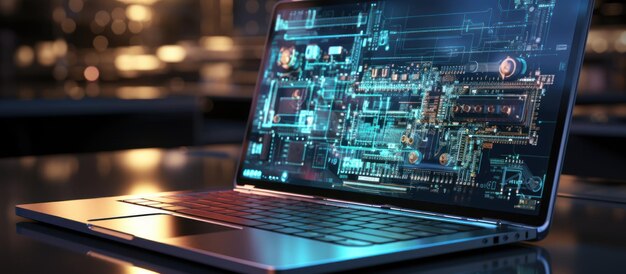 Premium AI Image | Design interface of website or soft on screen ...