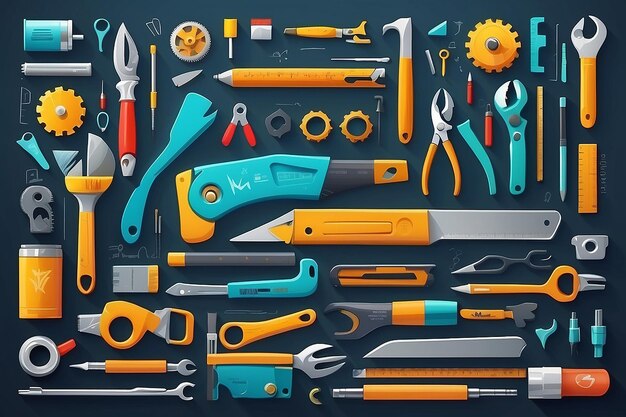 Premium Photo Design Tools Concept Illustration