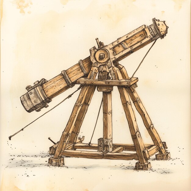 The design and use of medieval catapults | Premium AI-generated image The design and use of medieval catapults | Premium AI-generated image