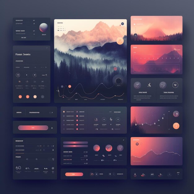Premium Ai Image Design Of User Interface Kit