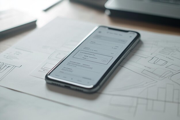 Designing mockups for a new mobile app interface a generative ai ... Designing mockups for a new mobile app interface a generative ai ...