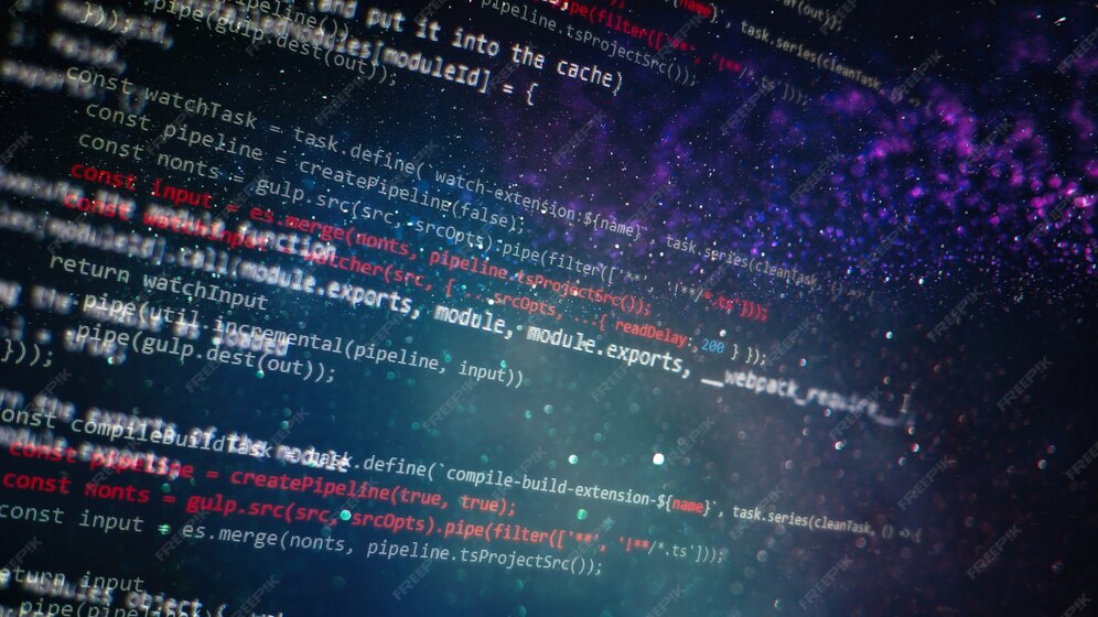 Premium Photo | Desktop pc monitor photo. javascript functions ...