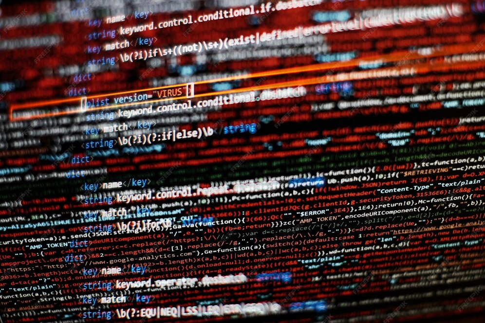 Premium Photo | Desktop pc monitor photo javascript functions variables objects project managers ...