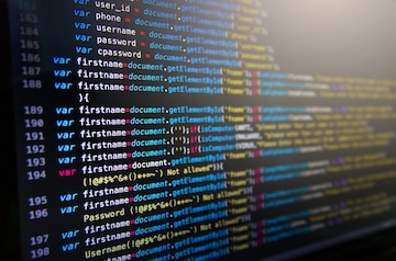 Premium Photo | Desktop source code and Wallpaper by Computer language ...