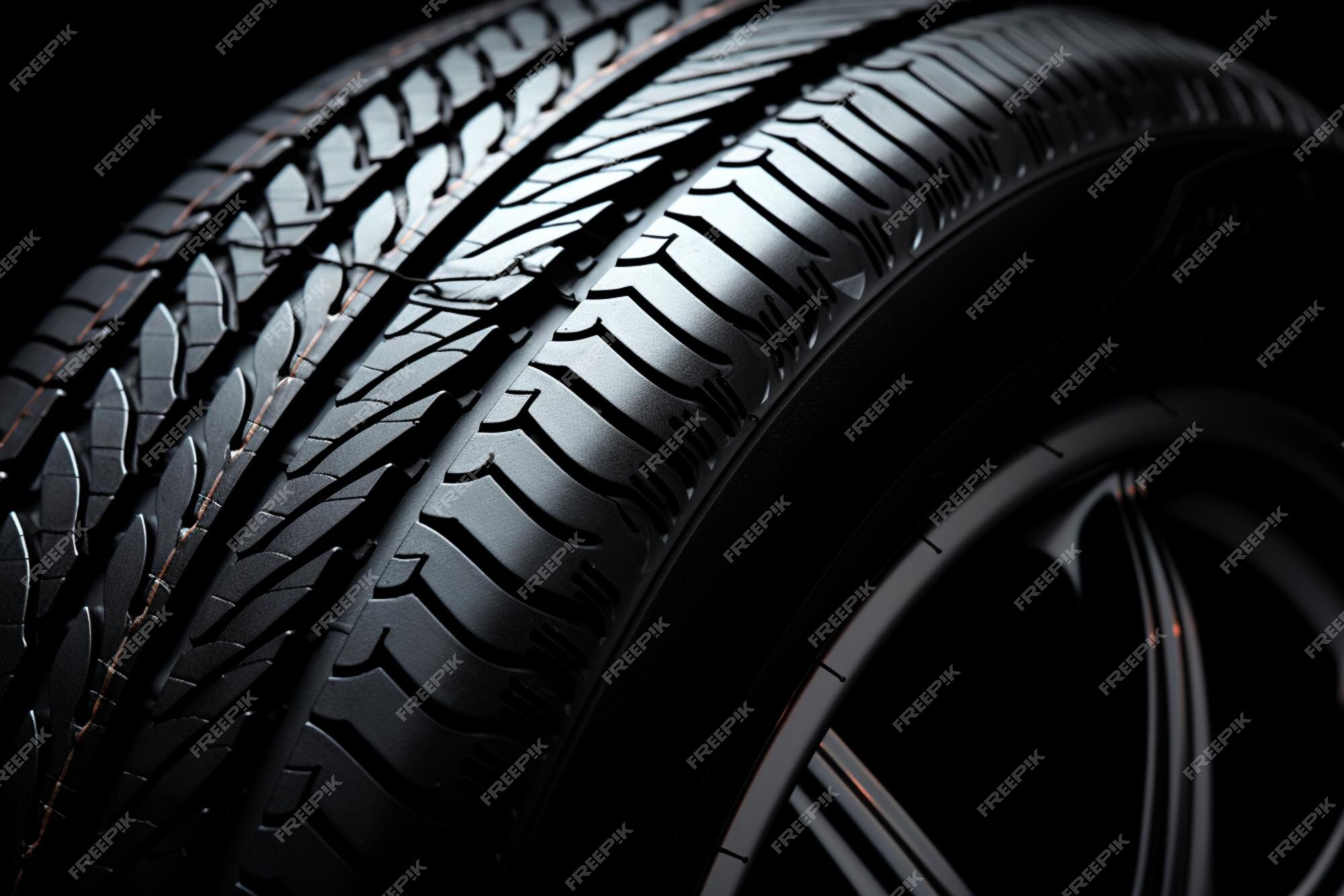 Premium Photo | Detailed close up texture and pattern of a sleek car tire Premium Photo | Detailed close up texture and pattern of a sleek car tire