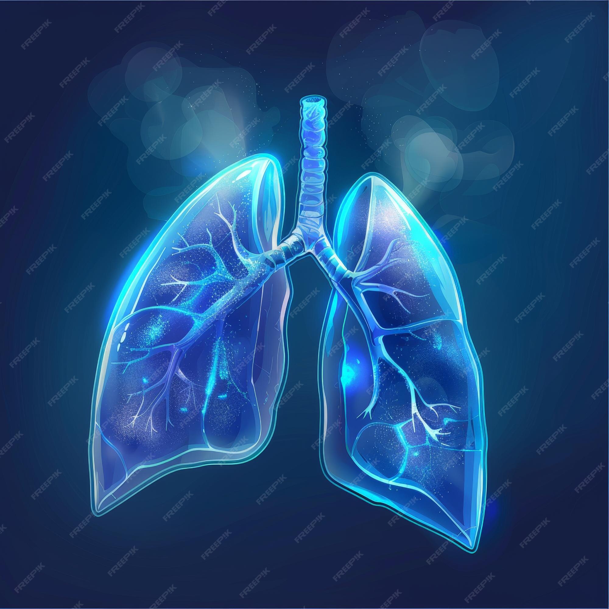 Premium Photo | Detailed Lung Visualization in Futuristic Medical Tech Premium Photo | Detailed Lung Visualization in Futuristic Medical Tech