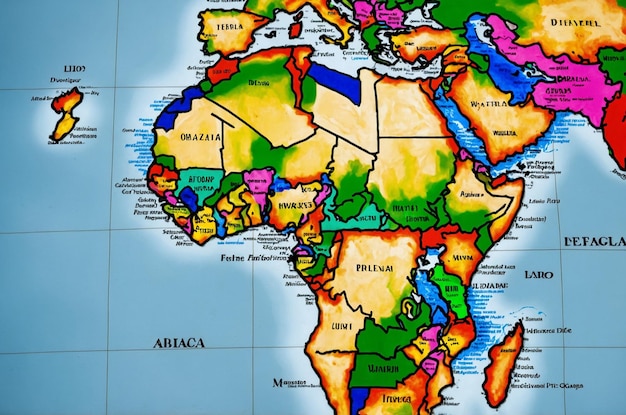 Premium Photo | Detailed map of Africa Premium Photo | Detailed map of Africa