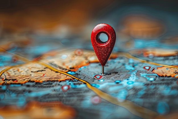 Premium Photo | Detailed navigator map with location pin Premium Photo | Detailed navigator map with location pin