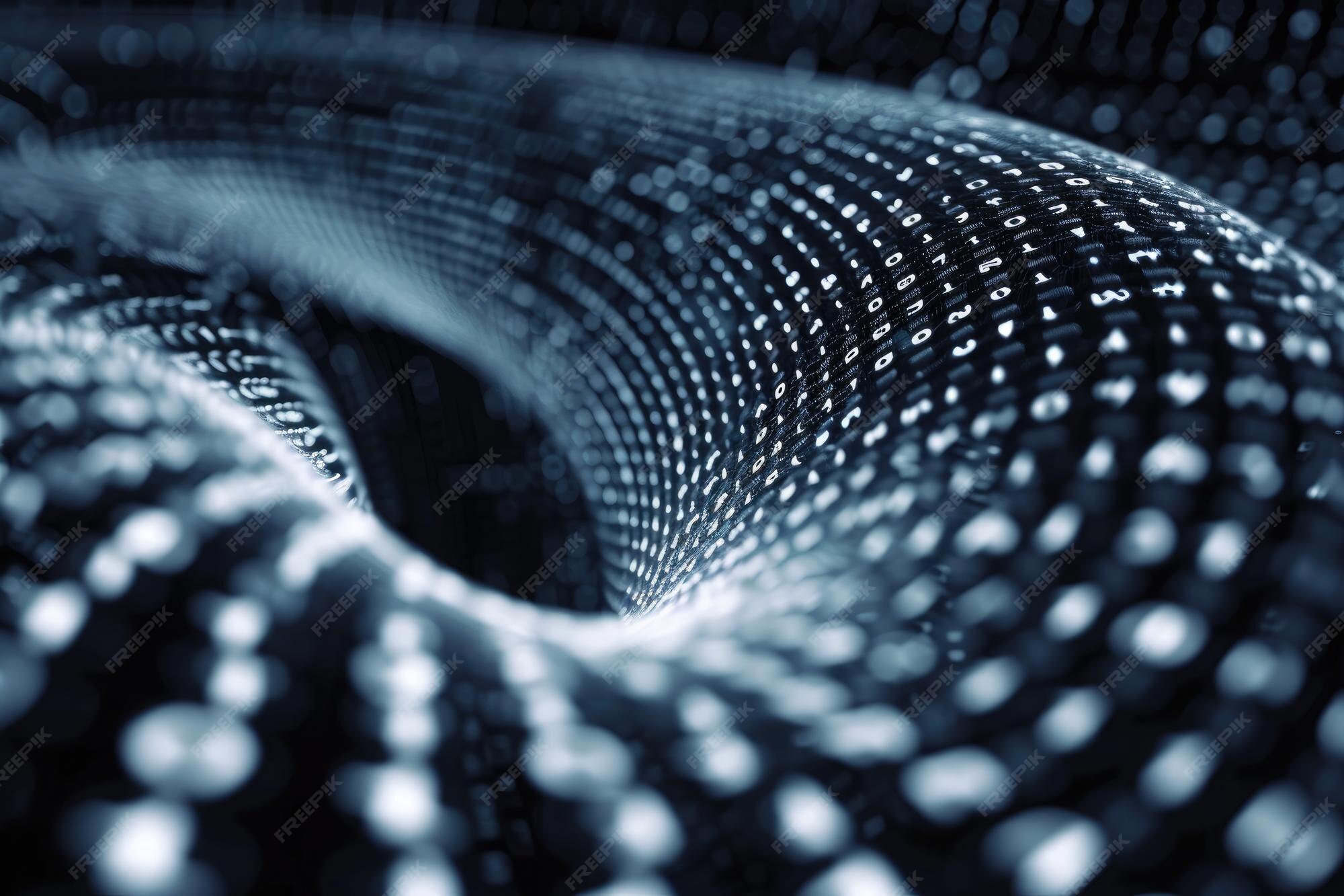 Premium Photo | A detailed view of a computer screen showing a gridlike pattern formed by ...