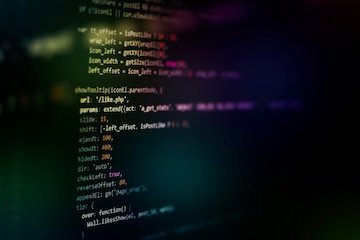Premium Photo | Developer programming code. abstract computer script ...
