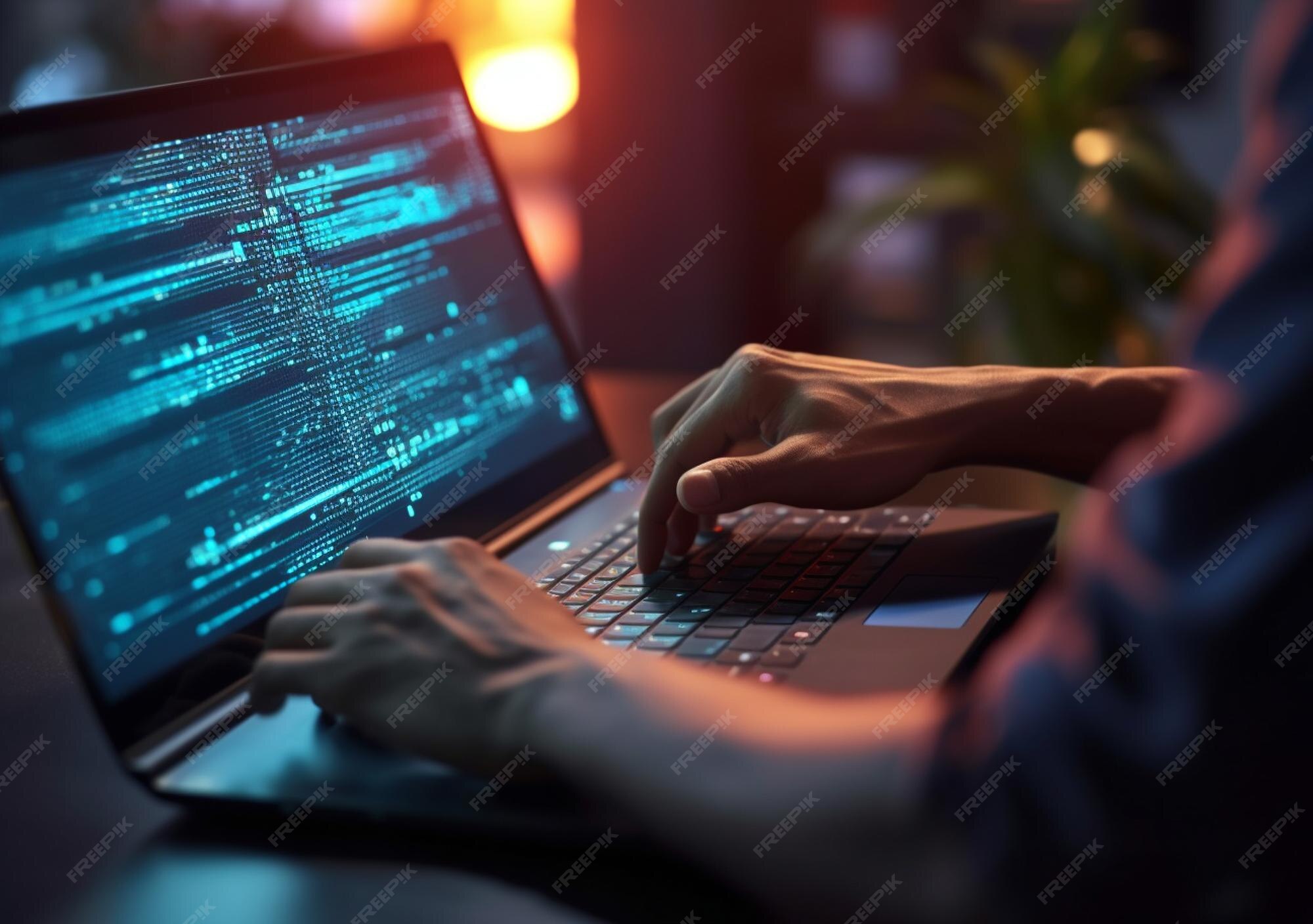 Premium Photo Developing Programmer Team Development Website Design And Coding Technologies