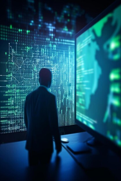 Premium Photo Developing Programmer Team Development Website Design And Coding Technologies