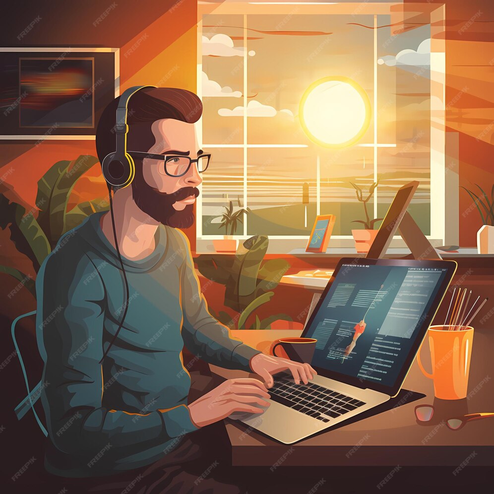 Premium Photo | Developing programming and coding technologies Website design Programmer