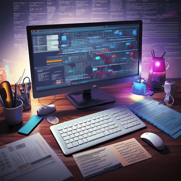 Premium Photo Developing Programming And Coding Technologies Website Design Programmer