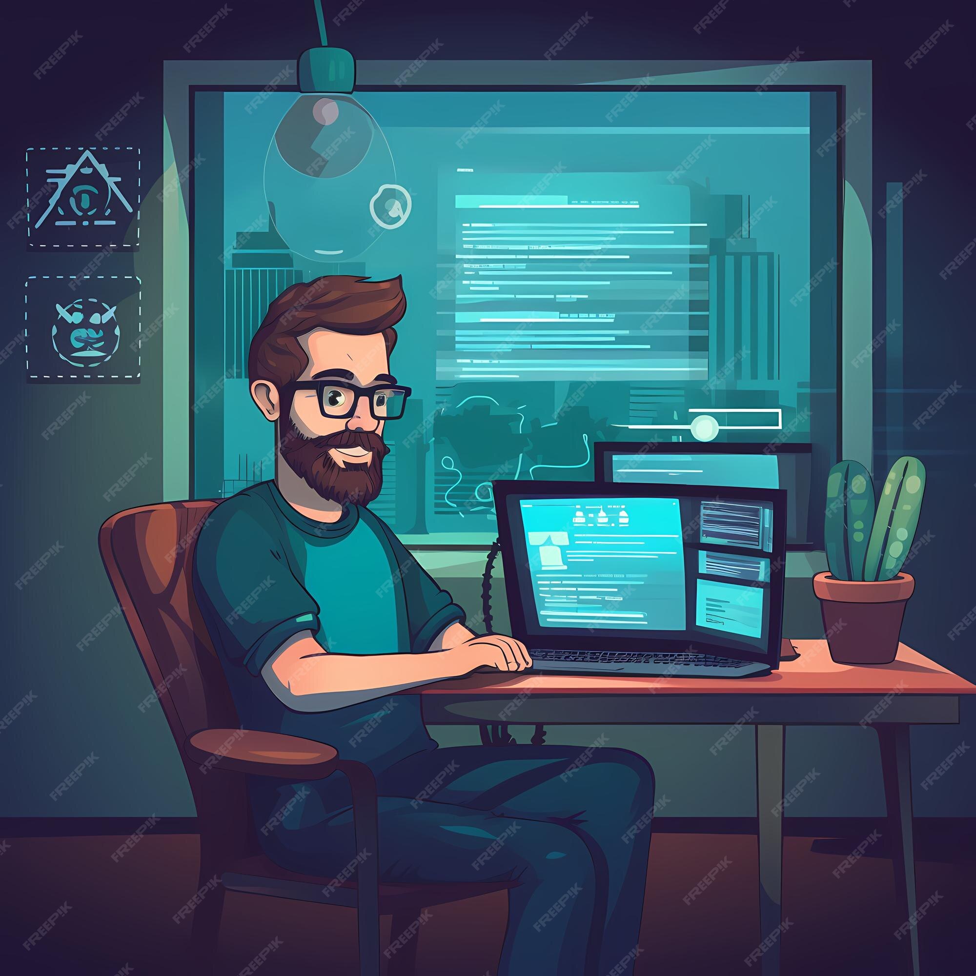 Premium Photo Developing Programming And Coding Technologies Website Design Programmer