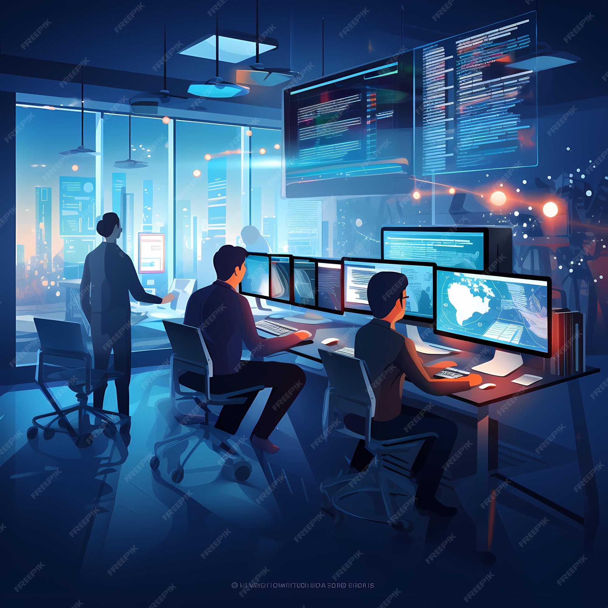 Premium Photo | Developing programming and coding technologies Website design Programmer