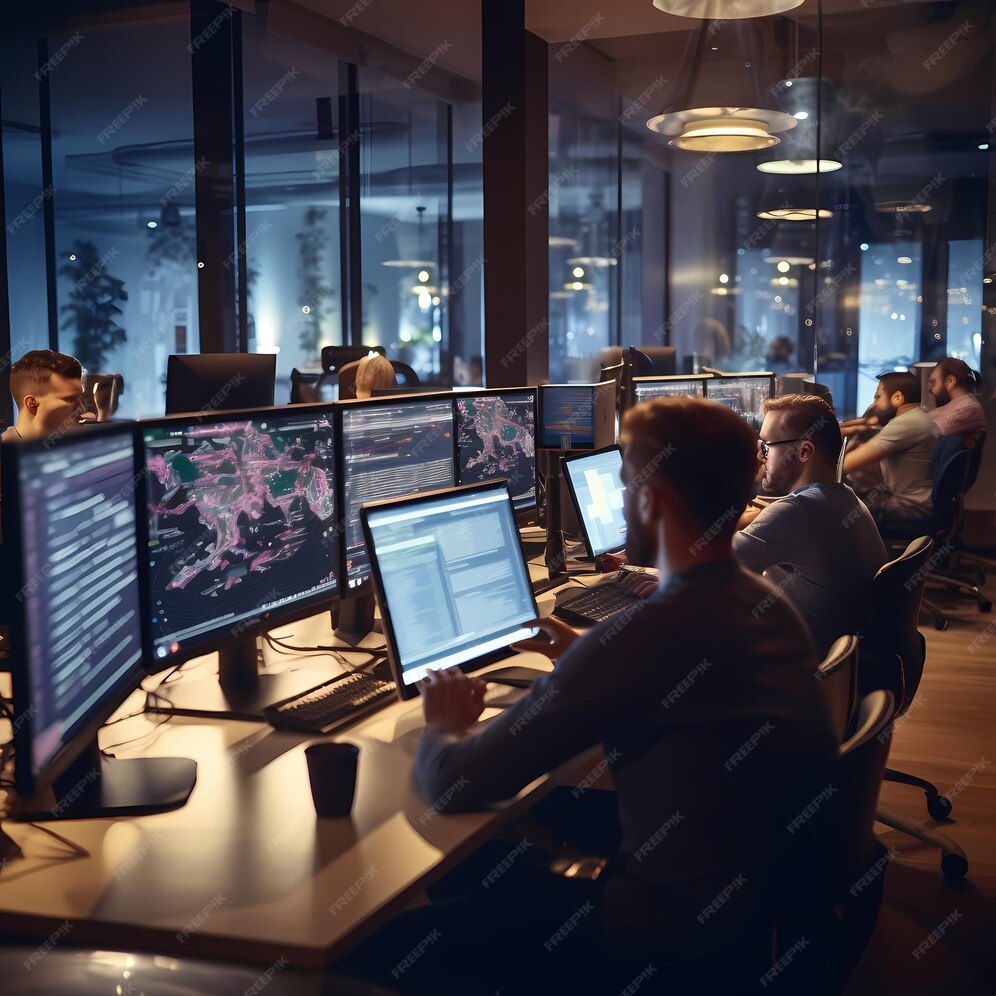 Premium Photo | Developing programming and coding technologies Website design Programmer