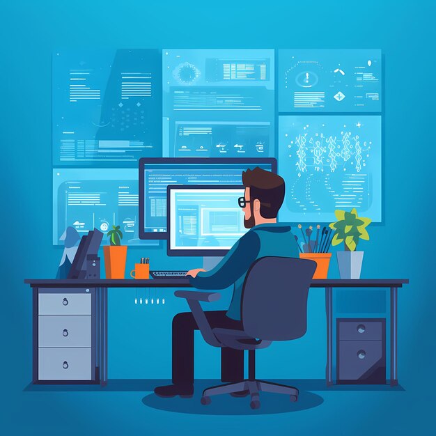 Premium Photo Developing Programming And Coding Technologies Website Design Programmer