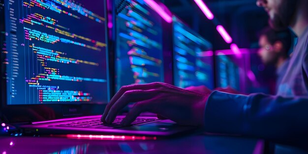 Developing Software Function For Monitoring Data And Web Development Concept Software Function