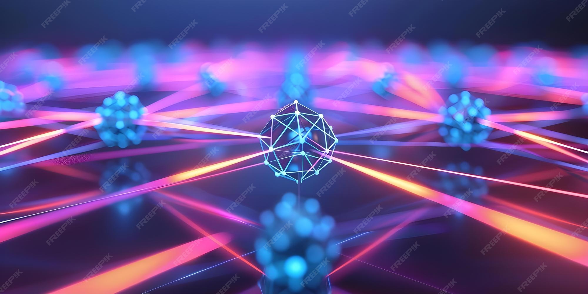 Diagram Showing Interconnected Nodes In Neural Networks For