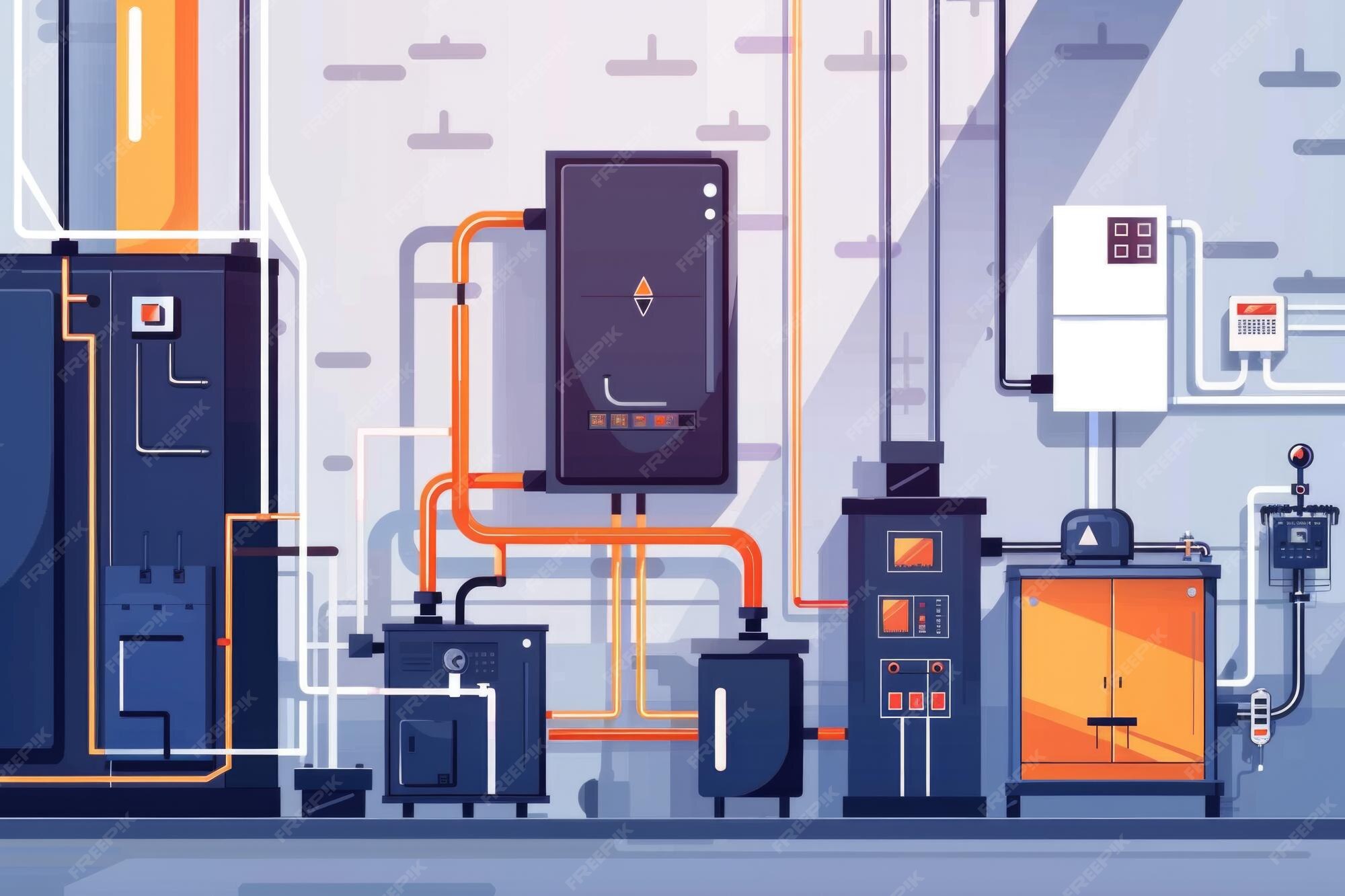 Premium Photo | Different types of heating systems for various applications Premium Photo | Different types of heating systems for various applications