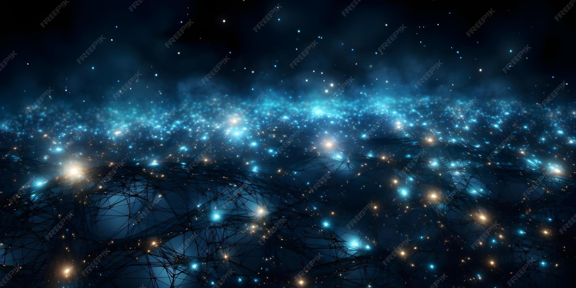 Digital Abstract Background Featuring AI Neural Networks Data Internet and Cloud Computing ...