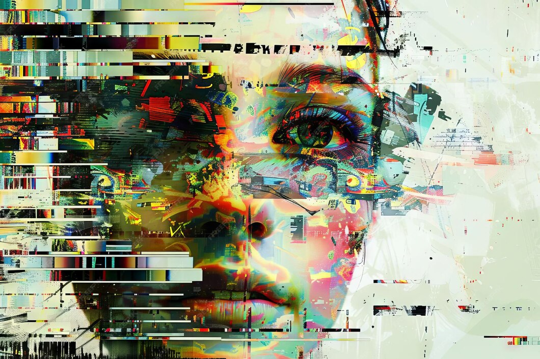 Premium Photo | A digital artist creating abstract art from big data ...