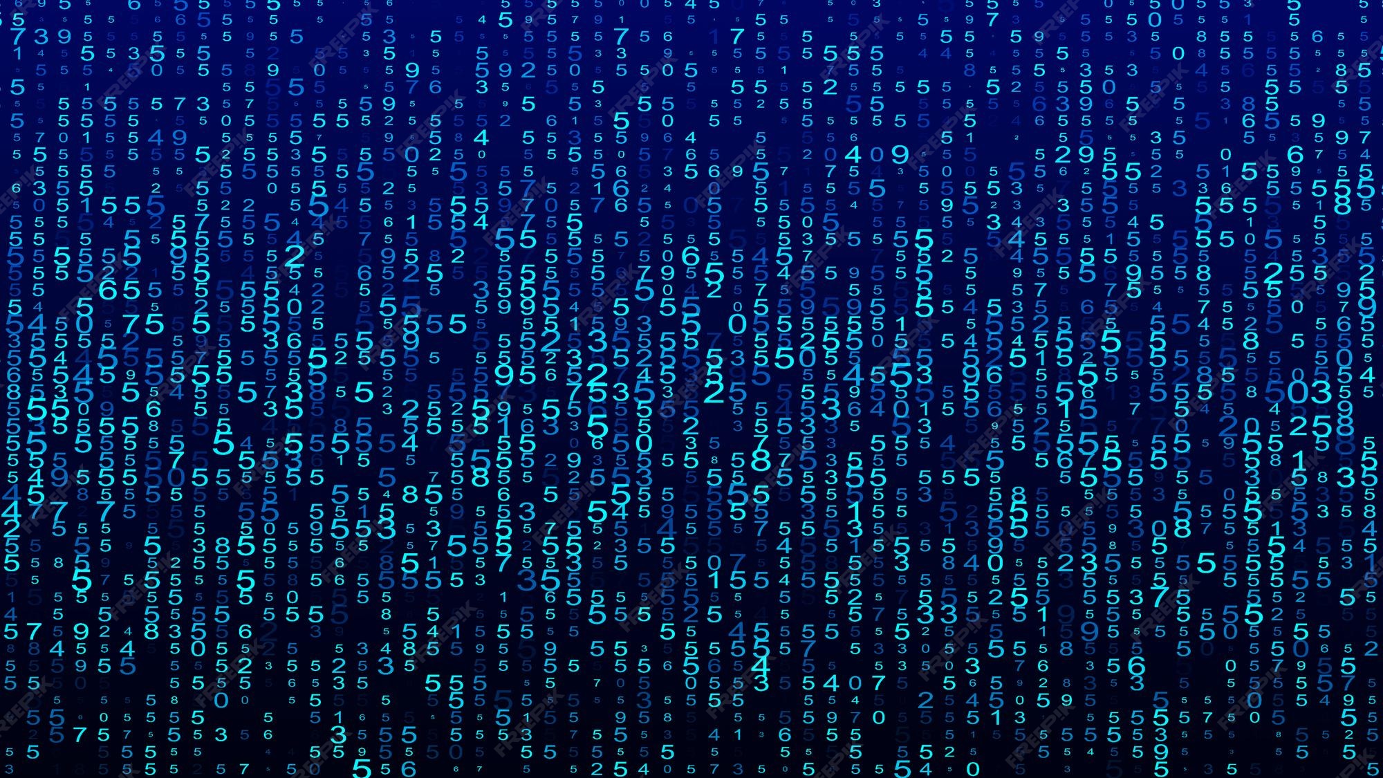 Premium Photo | Digital background blue matrix Coding or hacking ...
