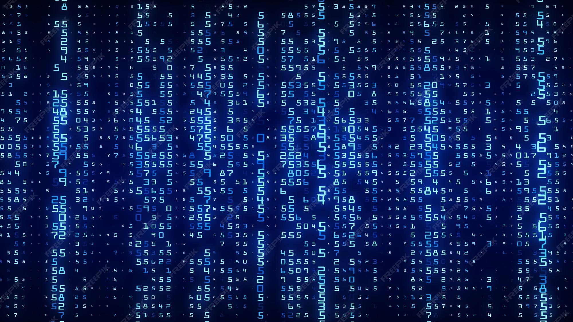 Premium Photo | Digital background blue matrix coding or hacking concept abstract data concept ...